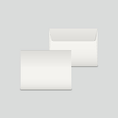 Couvert 190 x 150 mm Natural Leinen softweiss